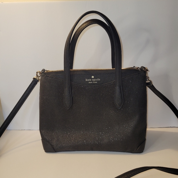 kate spade | Bags | Kate Spade Black Shimmy Satchel | Poshmark